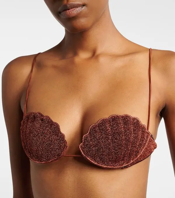 Oseree Lumière Shell Bikini - Brown