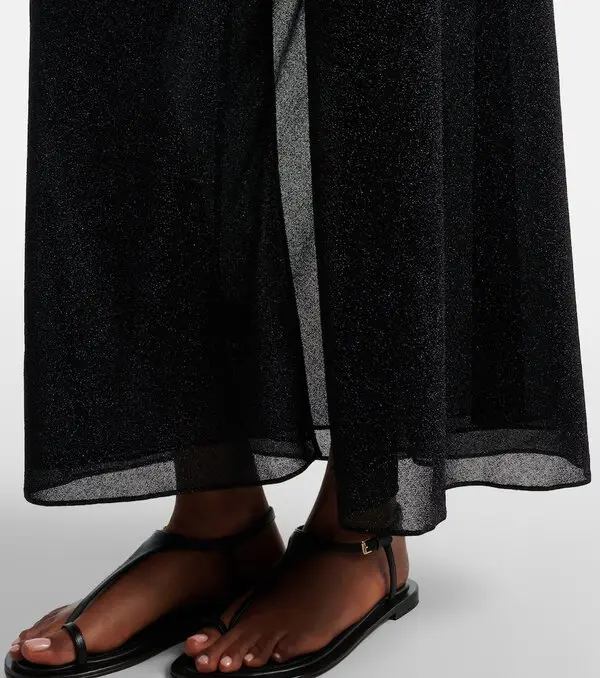 Oseree Lumière Gathered Maxi Dress