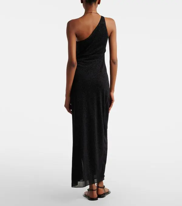 Oseree Lumière Gathered Maxi Dress