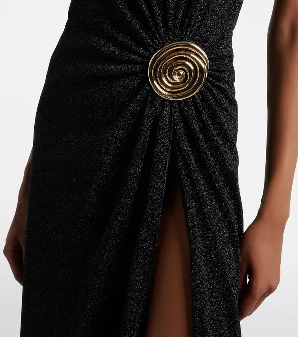 Oseree Lumière Gathered Maxi Dress