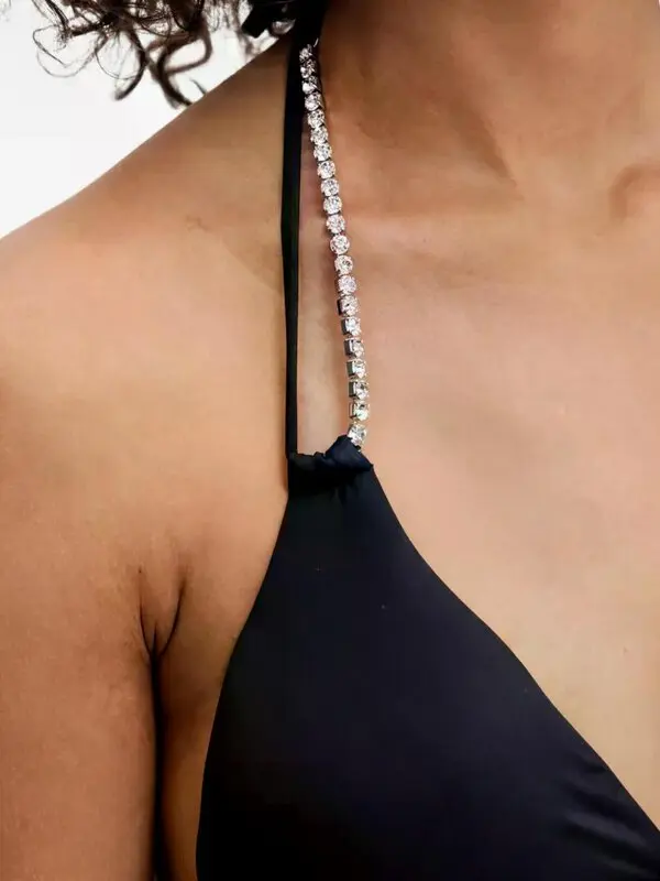 Guess Embellished Triangle Bikini Top