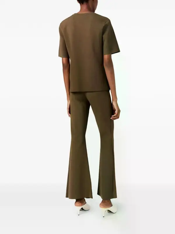 Stella McCartney Flared Jersey Trousers