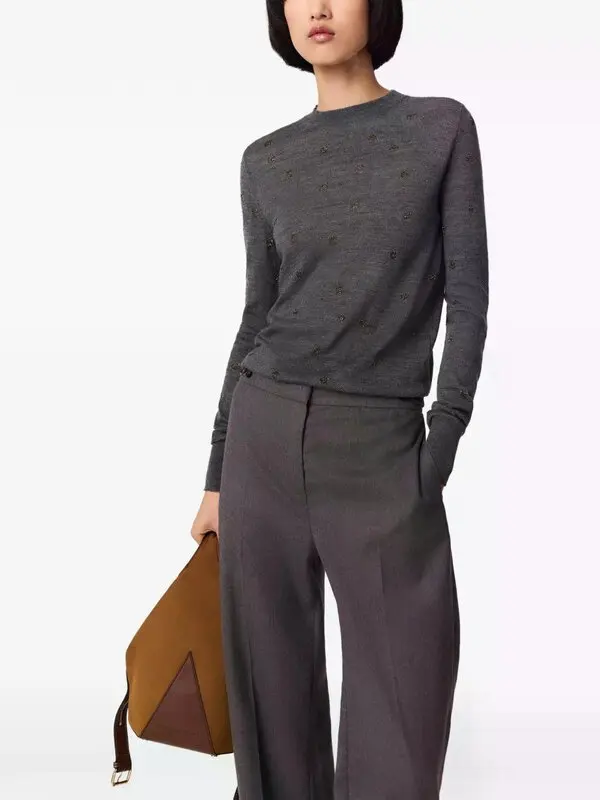 Stella McCartney Embroidered Star Sweater - Grey