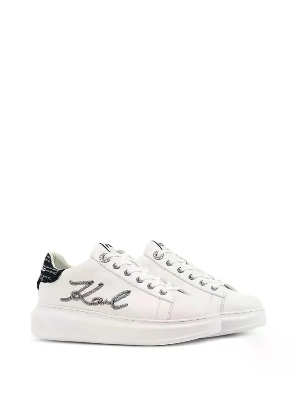 Karl Lagerfeld Logo Detail Platform Sneakers