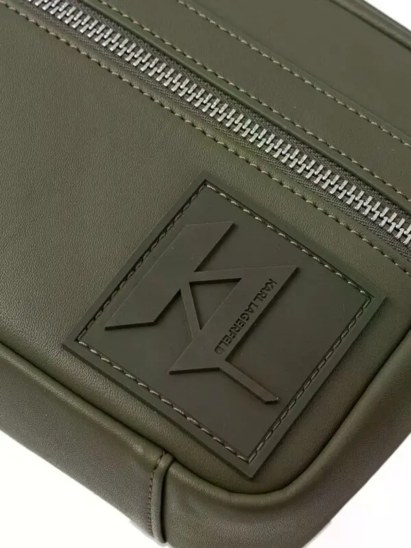Karl Lagerfeld Logo Patch Shoulder Bag