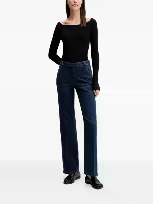 BENETTON Ribbed-knit Boat-neck Sweater