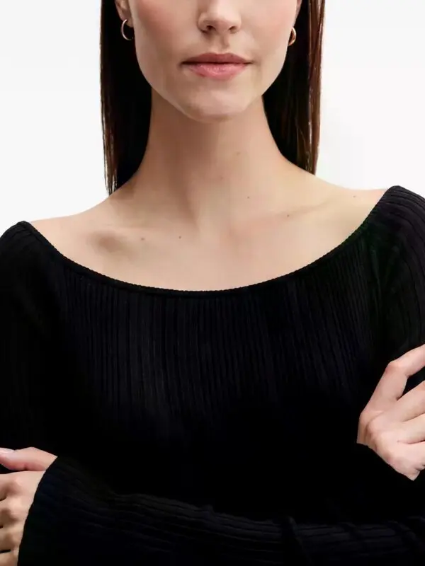 BENETTON Ribbed-knit Boat-neck Sweater