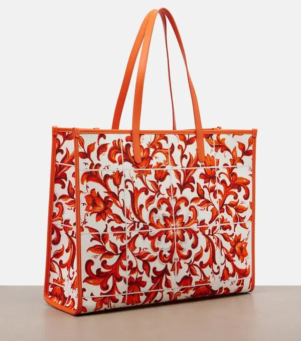 Dolce & Gabbana Shopping Large Printed Canvas Shopper