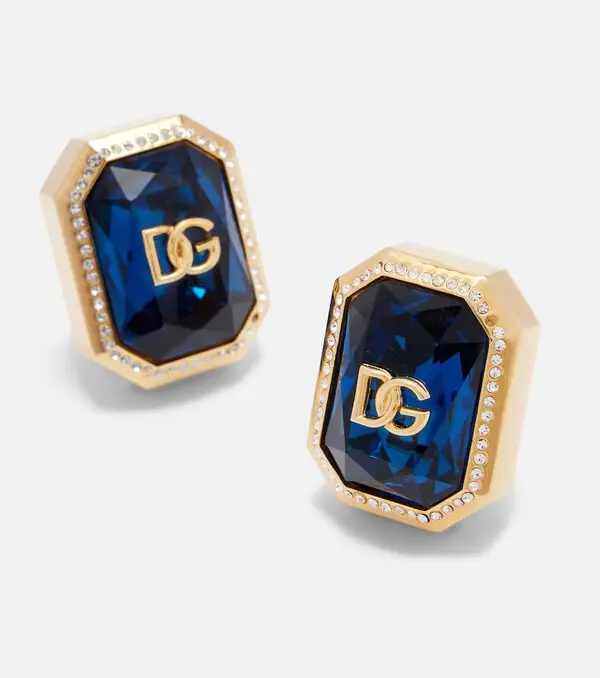 Dolce & Gabbana Embellished Clip-on Earrings