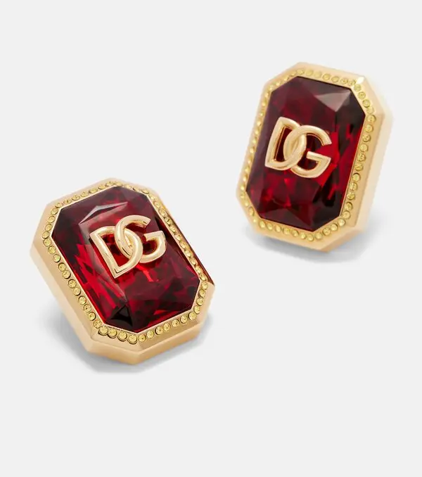 Dolce & Gabbana Embellished Clip-on Earrings