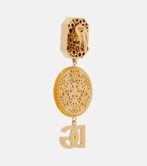 Dolce & Gabbana Embellished Clip-on Earrings