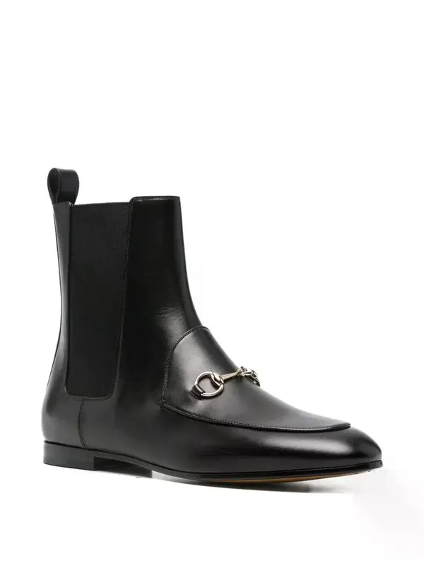 Gucci Jordaan Chelsea Boots With Horsebit Detail