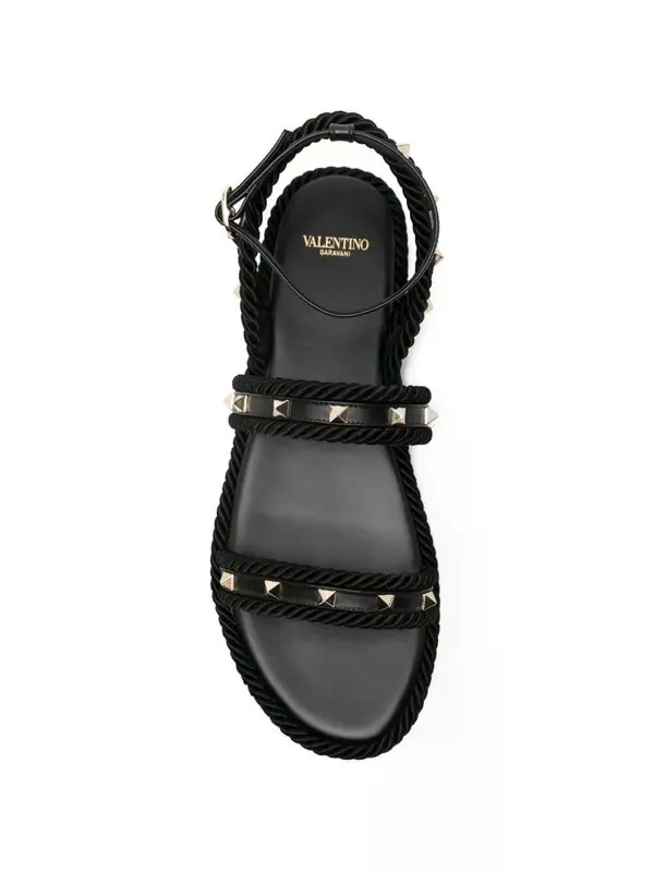 Valentino Garavani Rockstud Flat Sandals