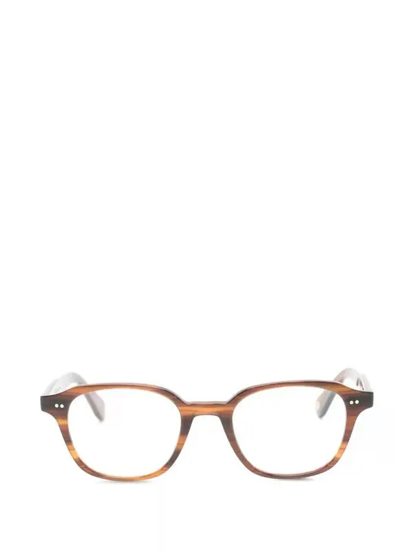 Garrett Leight Lachman Eyeglasses - Brown
