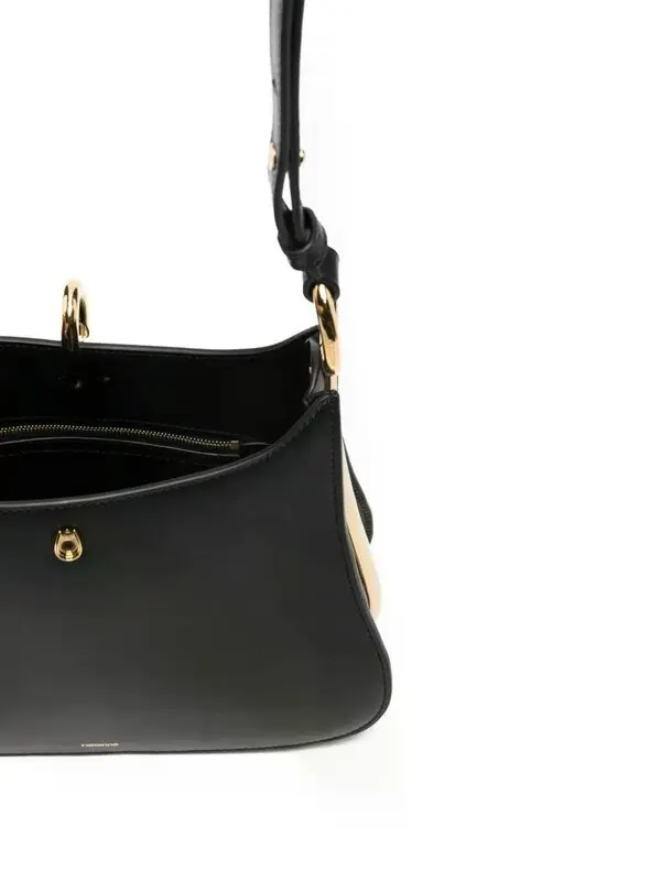 Rabanne Medium Ring Shoulder Bag - Black