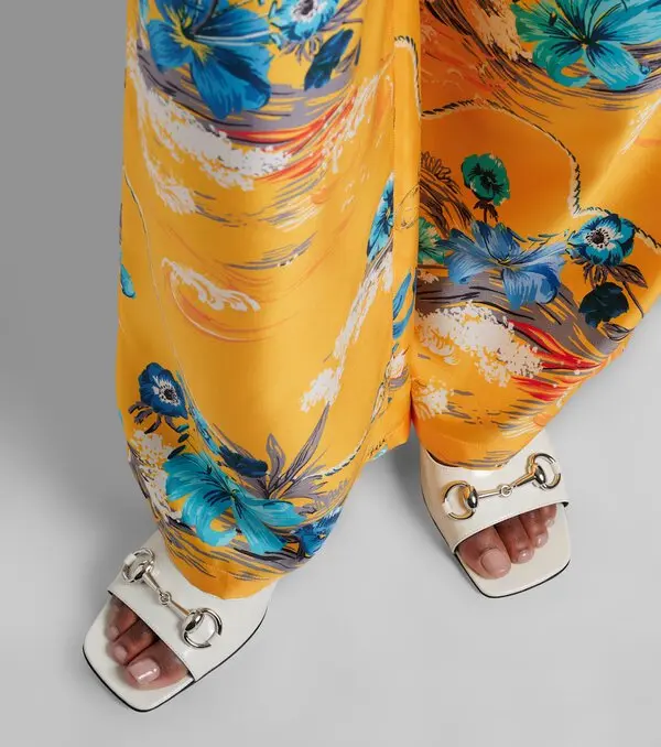 Gucci Signora Horsebit Leather Mules