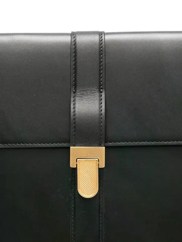 THE ROW Foldover Leather Clutch Bag