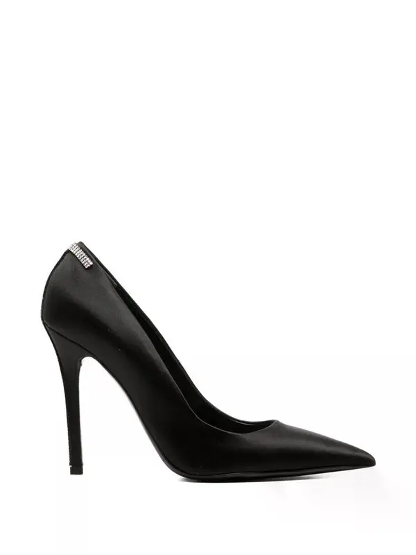 TOM FORD Crystal-embellished Satin Pumps