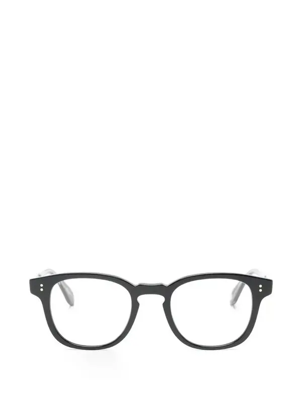 Garrett Leight Langley Square-frame Glasses - Black