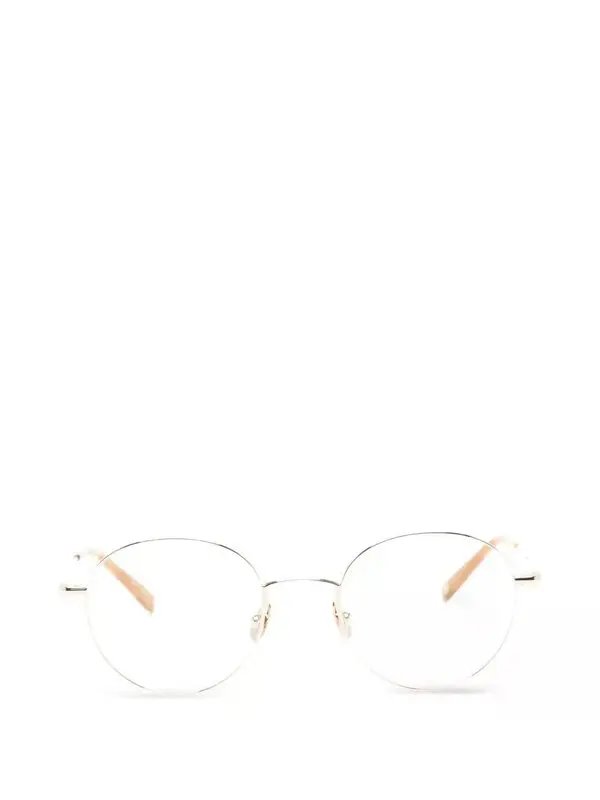 Garrett Leight Cloy Ii Round-frame Eyeglasses - Gold