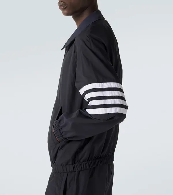 Thom Browne 4-bar Ripstop Blouson Jacket - Blue