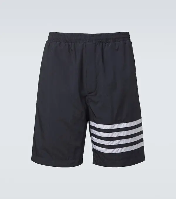 Thom Browne 4-bar Ripstop Shorts - Blue