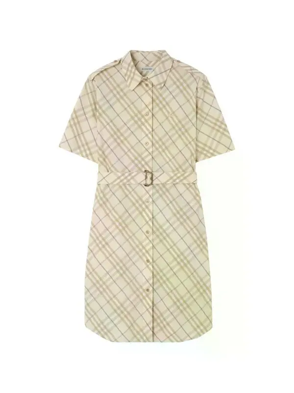 Burberry Cotton Check Shirt Dress