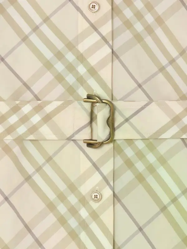 Burberry Cotton Check Shirt Dress