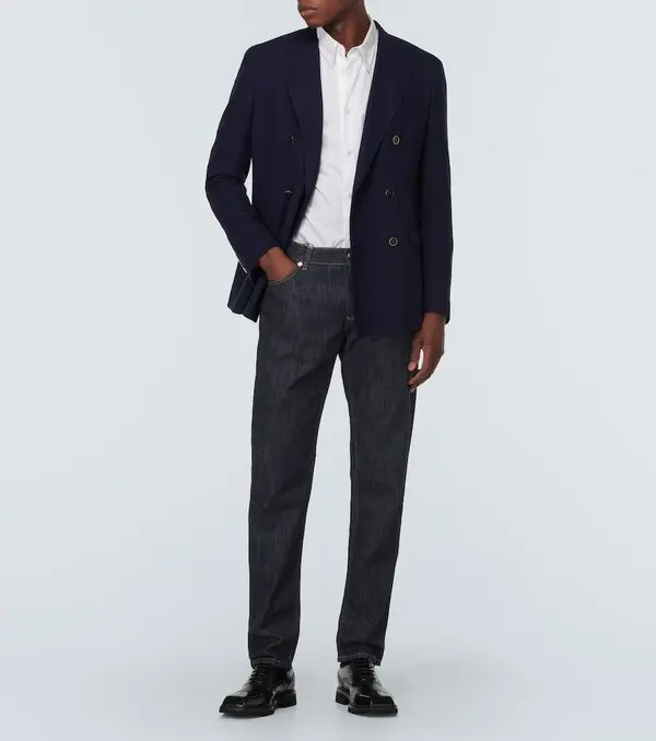 Dolce & Gabbana Mid-rise Slim Jeans - Blue
