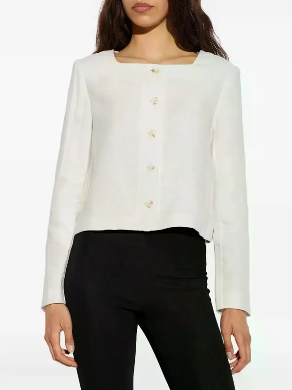 Posse Emma Square-neck Button-up Jacket