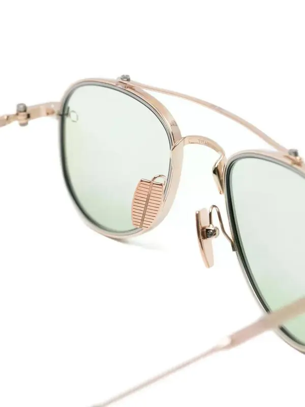 AKONI Calisto Pilot-frame Sunglasses - Gold