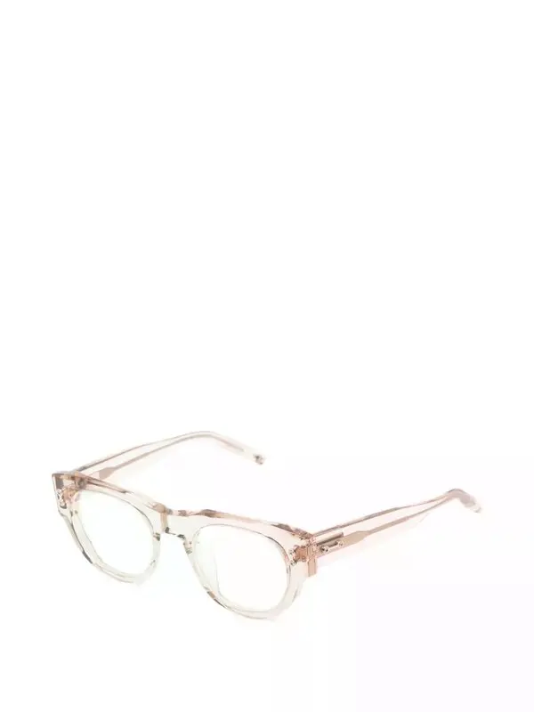 AKONI Ursa Geometric-frame Glasses - Neutrals