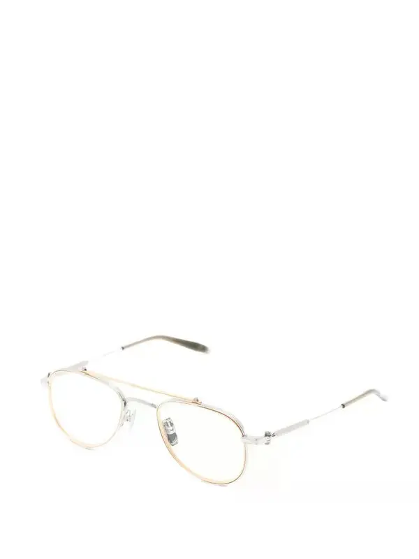 AKONI Calisto Pilot-frame Eyeglasses - Silver
