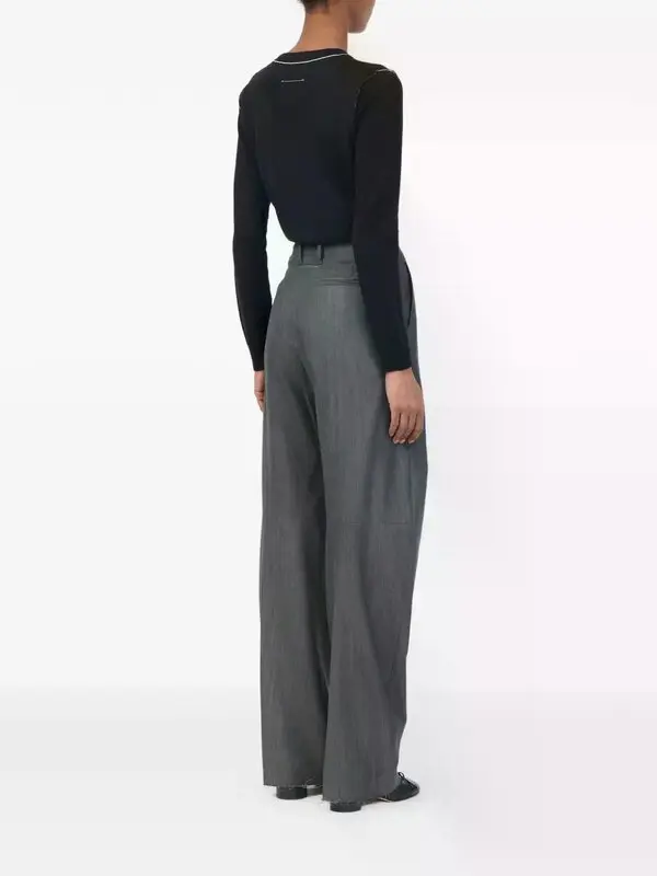 MAISON MARGIELA Wide-leg Tailored Trousers