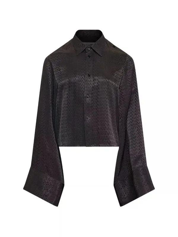 MAISON MARGIELA Viscose Blend Jacquard Shirt