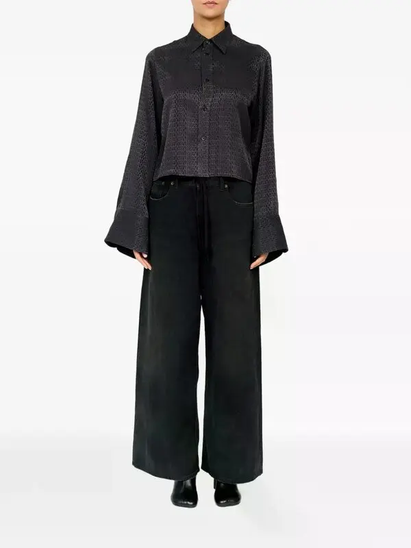 MAISON MARGIELA Viscose Blend Jacquard Shirt