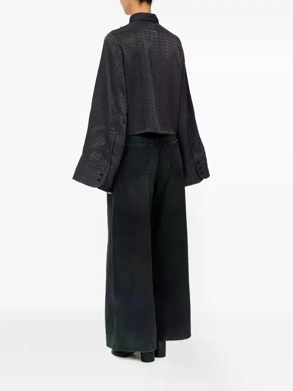 MAISON MARGIELA Viscose Blend Jacquard Shirt