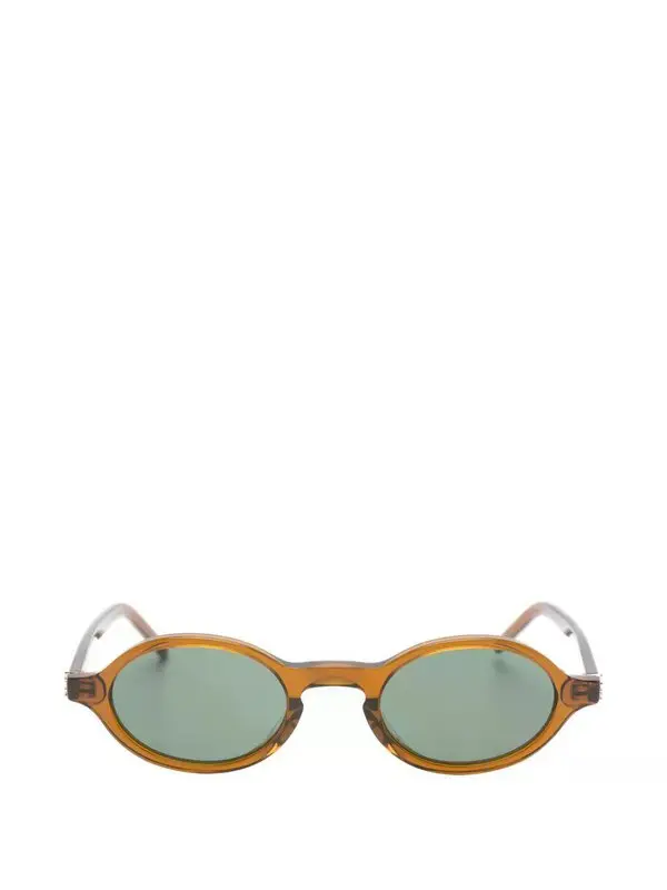 Saint Laurent Round Frame Sunglasses - Brown