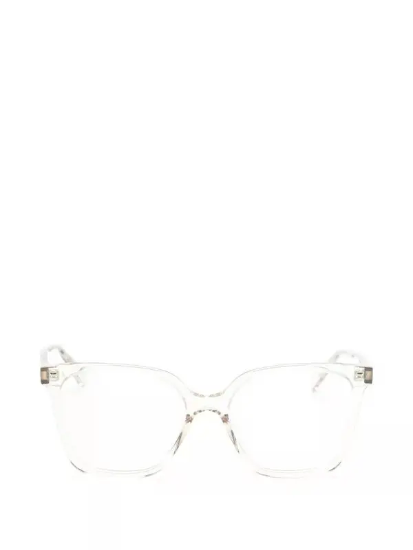 Saint Laurent Square Frame Glasses - Neutrals
