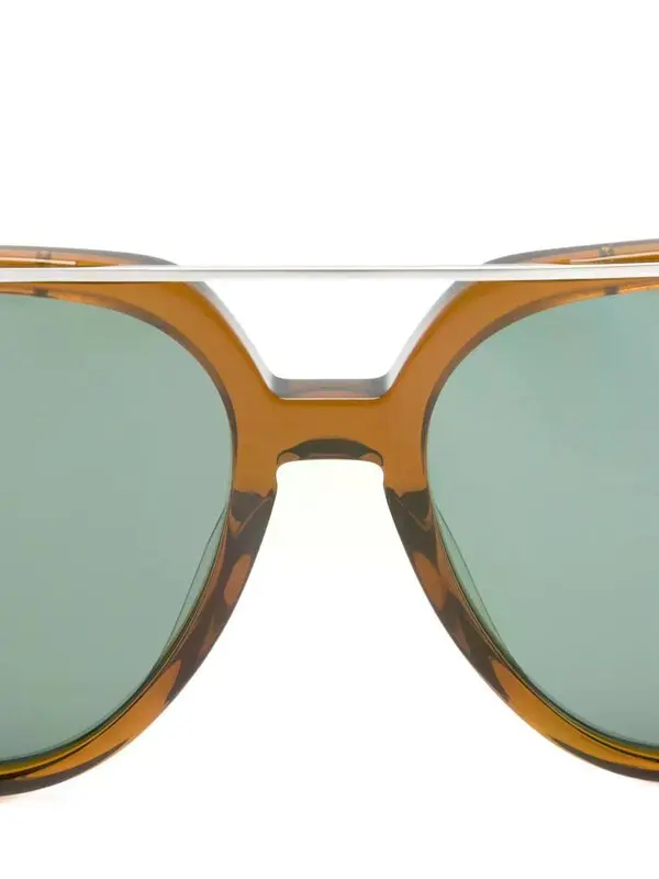 Saint Laurent Geometric Frame Sunglasses