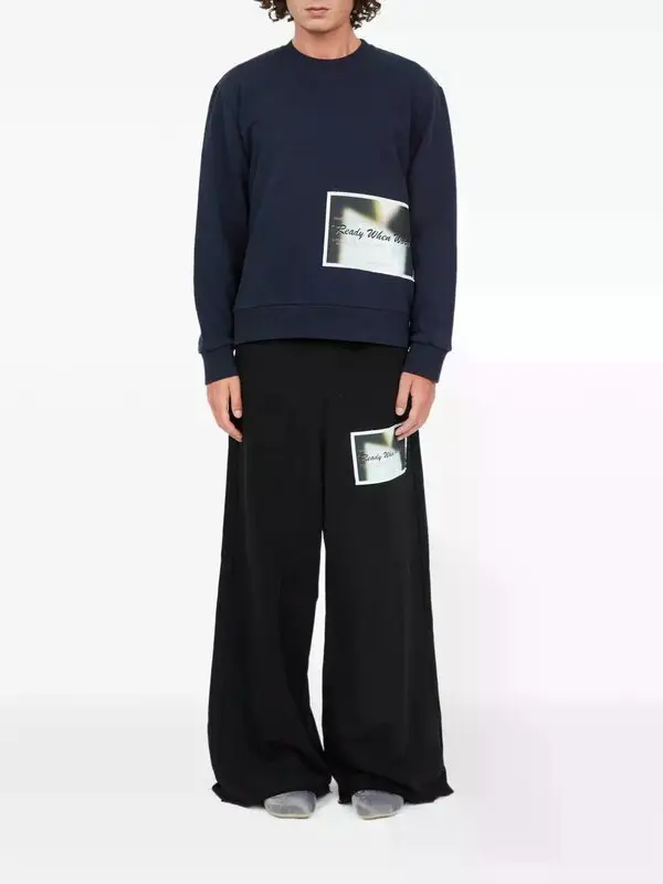 MAISON MARGIELA Patch Cotton Sweatshirt