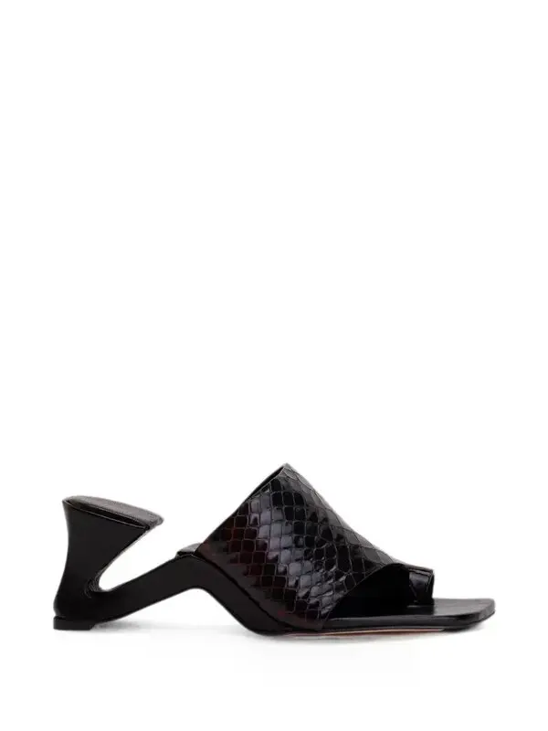 MIISTA Gaelle Snake-effect Sandals