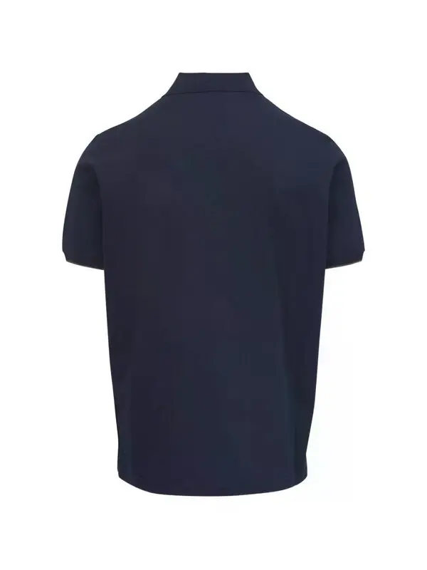 Kiton Short-sleeve Polo Shirt - Blue