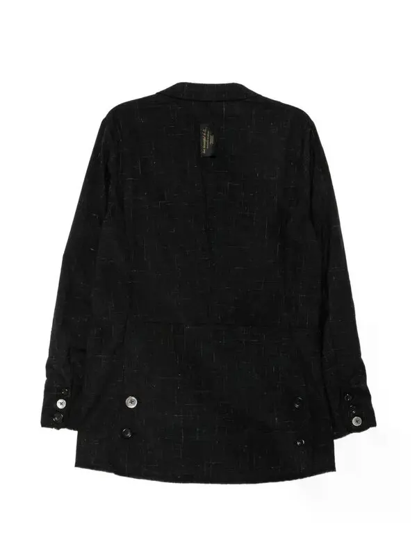 Undercover Slub-texture Notched-lapels Blazer