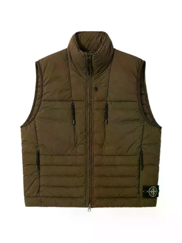 Stone Island Seamless Tunnel Down-tc Vest - Brown