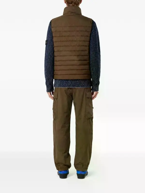 Stone Island Seamless Tunnel Down-tc Vest - Brown