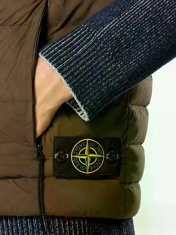 Stone Island Seamless Tunnel Down-tc Vest - Brown