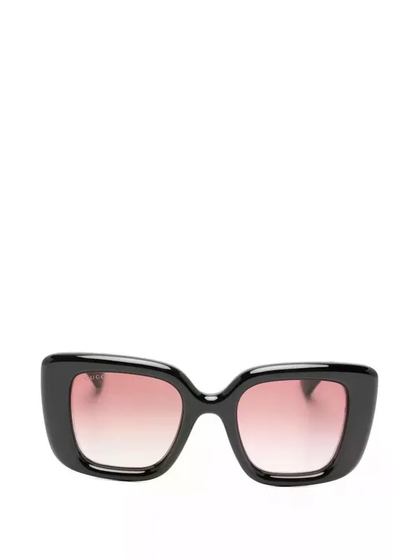 Gucci Square-frame Sunglasses - Black