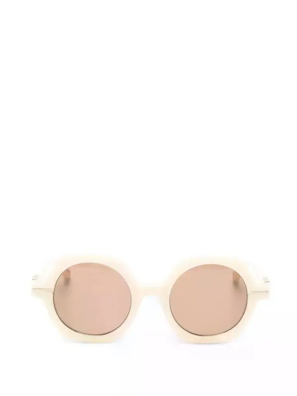 Matsuda Geometric Frame Sunglasses - Neutrals