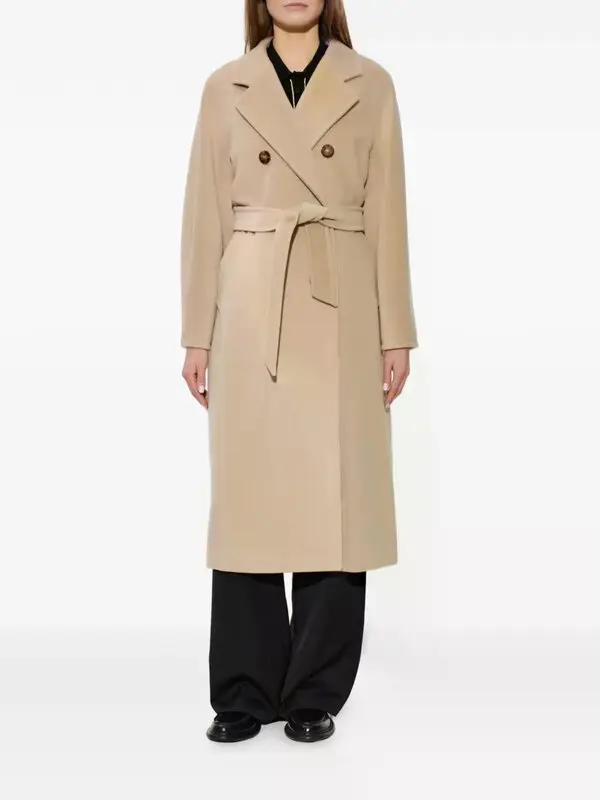 Max Mara Madame Double-breasted Coat - Neutrals